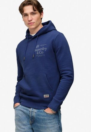 Superdry Kapuzensweatshirt 1954 COMPANY RELAXED HOOD Baumwollmischung, relaxed fit
