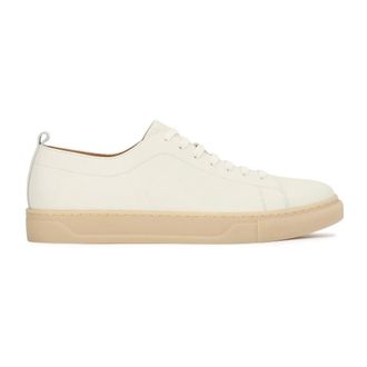 Kazar Homme, Chaussures, Blanc, Taille: 45 EU Leather Baskets