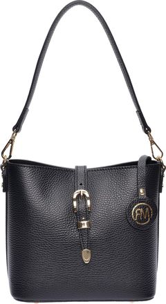 Roberta M Schwarz Rindsledertasche