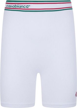 Casablanca Femme, Sport, Blanc, Taille: 42/44 FR Short de sport sans coutures