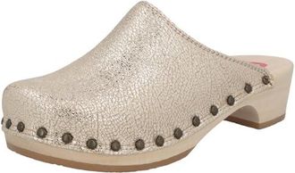 Berkemann Femme Metro-Toeffler Sabot, Paillettes dorées, 40 2/3 EU