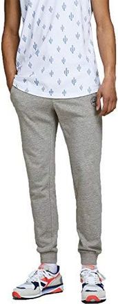 Jack & Jones Jjigordon Jjshark Sweat Pants Viy Noos Pantalon De Sport, Gris (Mélange Gris Clair Mélange Gris Clair), W (Taille du Fabricant: L) Homme