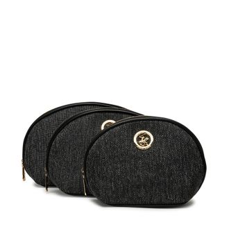 Beverly Hills Polo Club Kosmetiktaschen-Set Beverly Hills Polo Club BHPC-U1-007-SS25 (3-pack) Schwarz