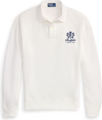 Ralph Lauren Sweatshirt mit Polokragen und Label-Stickerei, Relaxed Fit in