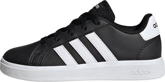 adidas Unisex Kinder Grand Court Lifestyle Tennis Lace-Up Shoes, Core Black / Cloud White / Core Black, 31 1/2 EU