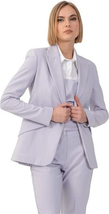 Kocca Femme, Vestes, Violet, Taille: 40 FR Blazer Veste Tailleur Professionnel Monocolore