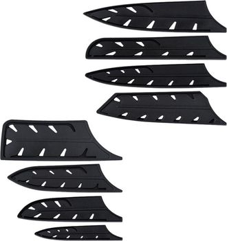 FOMIYES K&uuml;chenmesser Schutzh&uuml;llen 8 St&uuml;ck Kunststoff mit Mehreren L&ouml;chern f&uuml;r Luftzirkulation Schutz f&uuml;r Messer in Haushalt und K&uuml;che