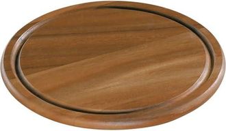 Zassenhaus Käse und Steakplatte aus Akazienholz in der Farbe Braun, Maße: 25cm x 25cm x 1,5cm, 055061