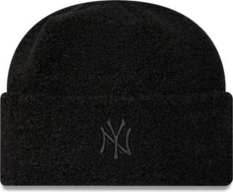 New Era Mütze New Era Borg New York Yankees Cuff Knit Beanie 60580757 Schwarz