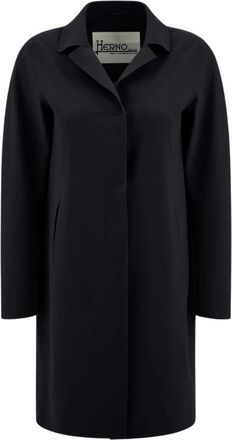 Herno Femme, Manteaux, Noir, Taille: 44 FR Gabardine 24432