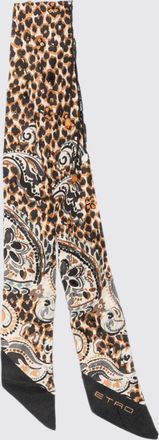 Etro Bandeau-Schal von aus reiner Seide mit Paisley- und Animalier-Print
