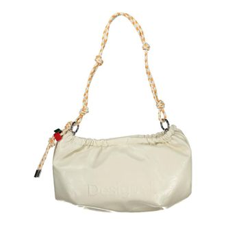 Desigual Femme, Sacs, Blanc, Taille: ONE Size Half Logo Waverly Bag