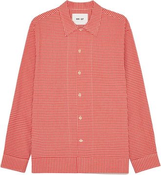 Nn.07 Nn07, Homme, Chemises, Rouge, Taille: M Camicia Reed Overshirt