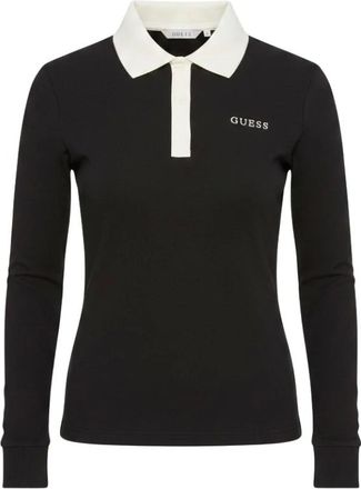 Guess Femme, Tops, Noir, Taille: 42 FR Polo