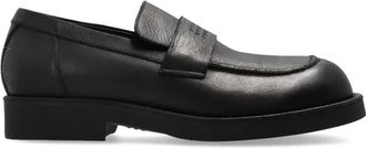 Maison Margiela Homme, Chaussures, Noir, Taille: 45 EU Mocassins en cuir