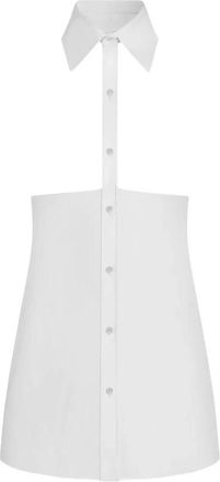 Dolce & Gabbana Top en popeline de coton - Femme - Tops - Blanc - Taille: 36 FR