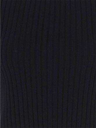 Gucci Wool and Cashmere Ribbed Knit Sweater - Black