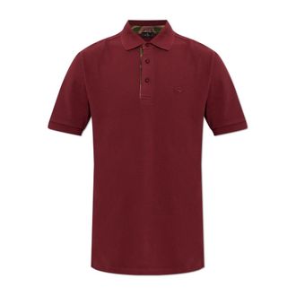 Etro Polo-Shirt mit gesticktem Logo - - Tops - Herren - Rot - 2XL