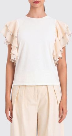 Twin-Set T-Shirt Damen Farbe Wei&szlig;