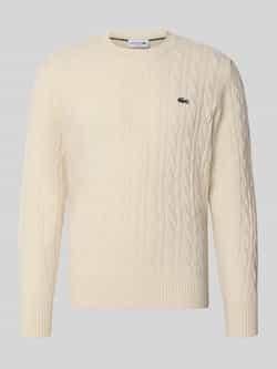 Lacoste Regular Fit Pullover aus reiner Wolle