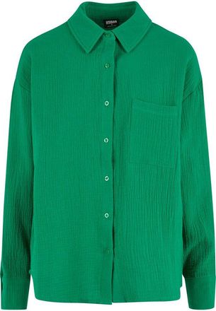 Urban Classics Klassische Bluse Urban Classics Ladies Oversized Musselin Blouse