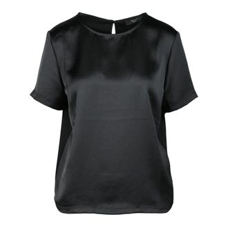 Max Mara Damen, Blusen & Hemden, Schwarzk, XLGr&ouml;&szlig;e