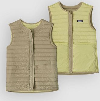 Patagonia Lw Reversible Down Vest Strickjacke weathered stone