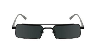 Calvin Klein Unisex Adult Sunglasses CK24111S - Matte Black with Solid Grey Lens