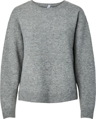 Pieces Pcsally Ls O-Neck Knit Noos Bc