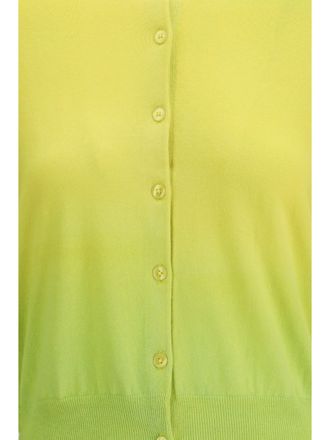 Mirror in the Sky Womens Twin-Set Cardigan Brighton Chrysalis-Electric Cotton Chrysalis/electric Sweater