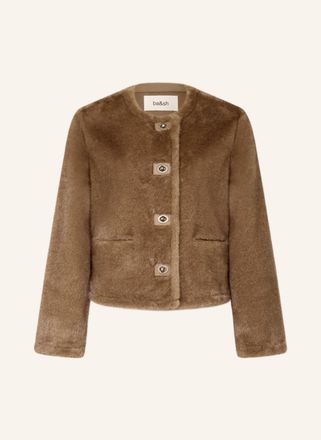 BA&SH Ba&Sh Kunstfell-Jacke Basil braun
