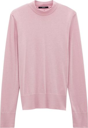 someday Damen Langarmshirt | Rollkragenshirt Karlette Detail Slim aus Lyocell Mix Chalky pink, 38