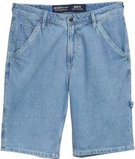 Tom Tailor Denim TOM TAILOR Denim 1044993 Bermuda en Jean, 10113-Clean Mid Stone Blue Denim, XL Hommes