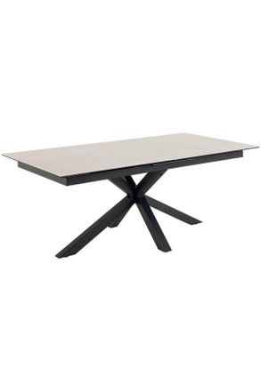 MID.YOU Mid.you Esstisch, Grau, Keramik, rechteckig, eckig, 100x76x200-240 cm, ausziehbar, Esszimmer, Tische, Esstische, Esstische ausziehbar