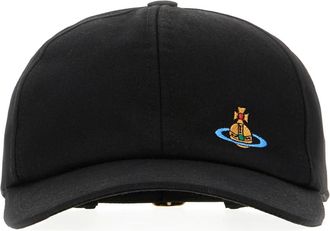 Vivienne Westwood unisex, Accessoires, Noir, Taille: S/M Orb Embroidered Baseball Cap