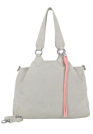 Fritzi Aus Preu&szlig;en Fritzi Maia Jacky Shoulder Bag Warm Stone Umh&auml;ngetasche Damen Vegan Lederimitat Schultertasche Herbst Winter mit Rei&szlig;verschluss verstellbarem Gurt 38 