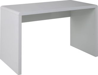 Invicta Interior Design Schreibtisch Fast Trade - 120cm - weiß - Hochglanz Bürotisch