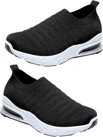 Hemoton Chaussures Sport pour Femmes Baskets Quotidiennes &agrave; Semelle &Eacute;paisse et Antid&eacute;rapante Respirantes et Confortables pour Marche