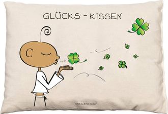 GOEBEL Gl&uuml;cks-Kissen - Zirbenkissen - der kleine Yogi 25 x 18 x 3 cm