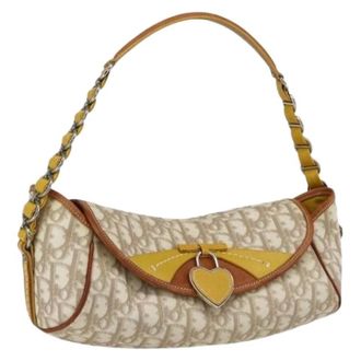 Dior Pre-owned Vintage PVC Trotter Schultertasche - - Pre-owned - Damen - Beige - ONE SIZE