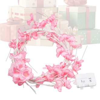 Generico Lichterkette mit, &auml;sthetisch und flexibel, dekorative mit k&uuml;nstlichen Zweigen, f&uuml;r Hochzeiten, Weihnachtsfeiern, B&uuml;ro, Wohnheim, Landhaus, Hotel