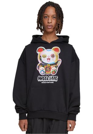 Mister Tee Herren Welcome Cat Ulrta Heavy Oversize Hoodie L Black