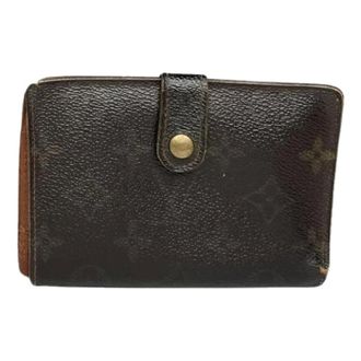 Louis Vuitton Portefeuille en cuir Pre-owned - Femme - Pre-owned - Brun - Taille: ONE Size