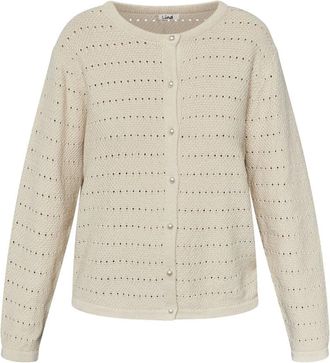 Lind Femme, Pulls, Blanc, Taille: 40 FR Cardigan