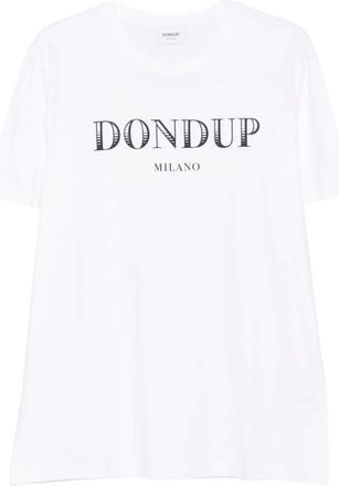 Dondup Homme, Tops, Blanc, Taille: XL T-shirt &agrave; col rond