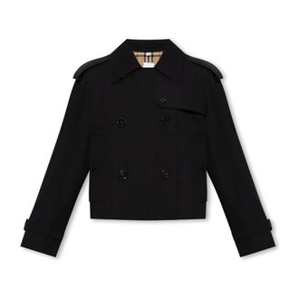 Burberry Femme, Manteaux, Noir, Taille: 36 FR Trench court Haltye