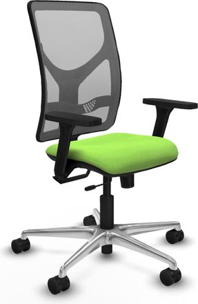 Piqueras y Crespo Verstellbarer Schreibtischstuhl mit 3D-Armlehnen, h&ouml;henverstellbare Lendenwirbelst&uuml;tze, ausgestattet mit Syncro/Traslack und Schneideschaum, mit Rolle