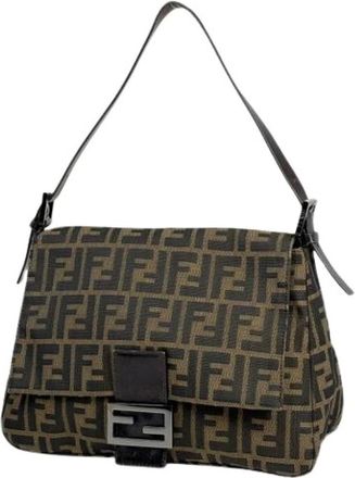 Fendi Sac bandouli&egrave;re Zucca Pre-owned - Femme - Pre-owned - Brun - Taille: ONE Size