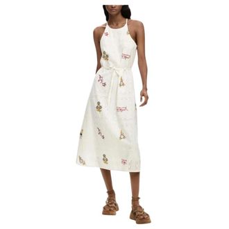 Desigual Halter-Midikleid - - Dresses - Damen - Wei&szlig; - S
