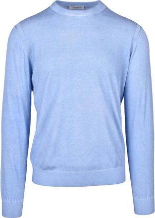 KANGRA Homme, Pulls, Bleu, Taille: L Maglioncino Girocollo